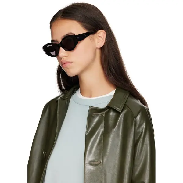 Dita Aloure Hexagonal Cat-eye Sunglasses
