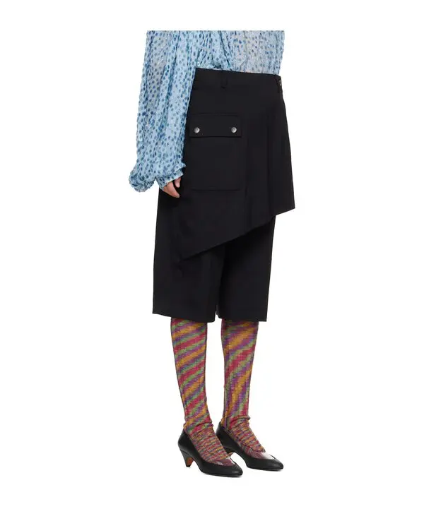 KIKO KOSTADINOV Stretch Twill Culotte Shorts
