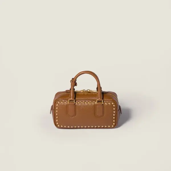 Miu Miu Arcadie Studded Leather Bag