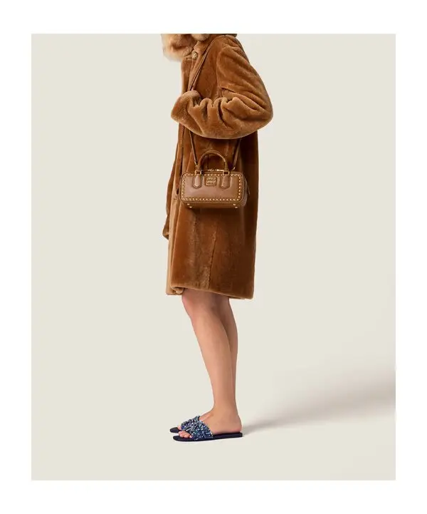 Miu Miu Arcadie Studded Leather Bag