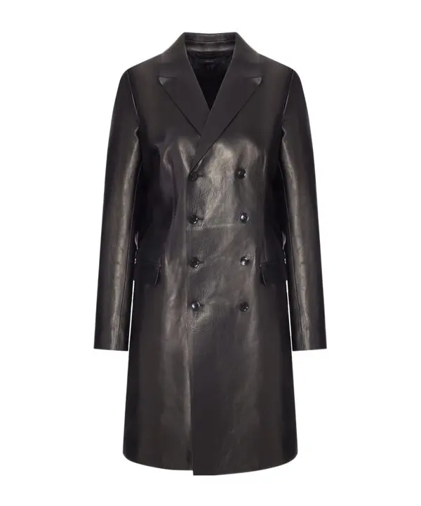 TOM FORD Long Sleeved Leather Coat