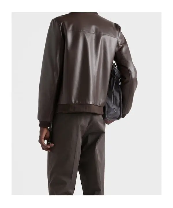 Prada Reversible Nappa Leather Bomber Jacket
