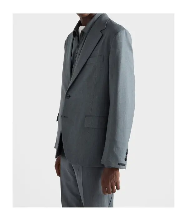 Prada Single-breasted Wool Jacket