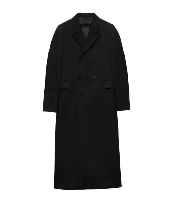 Prada Double-breasted Wool Coat