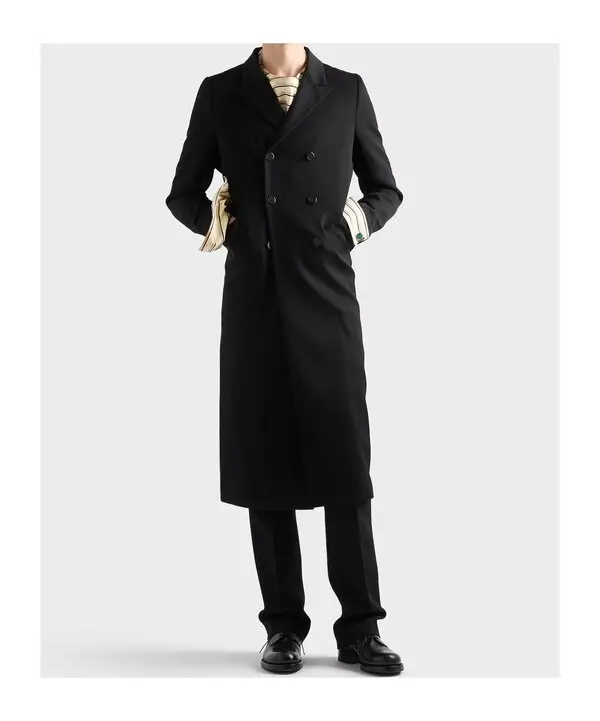 Prada Double-breasted Wool Coat