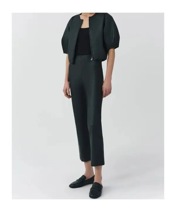 Simkhai Cropped Leather Trousers