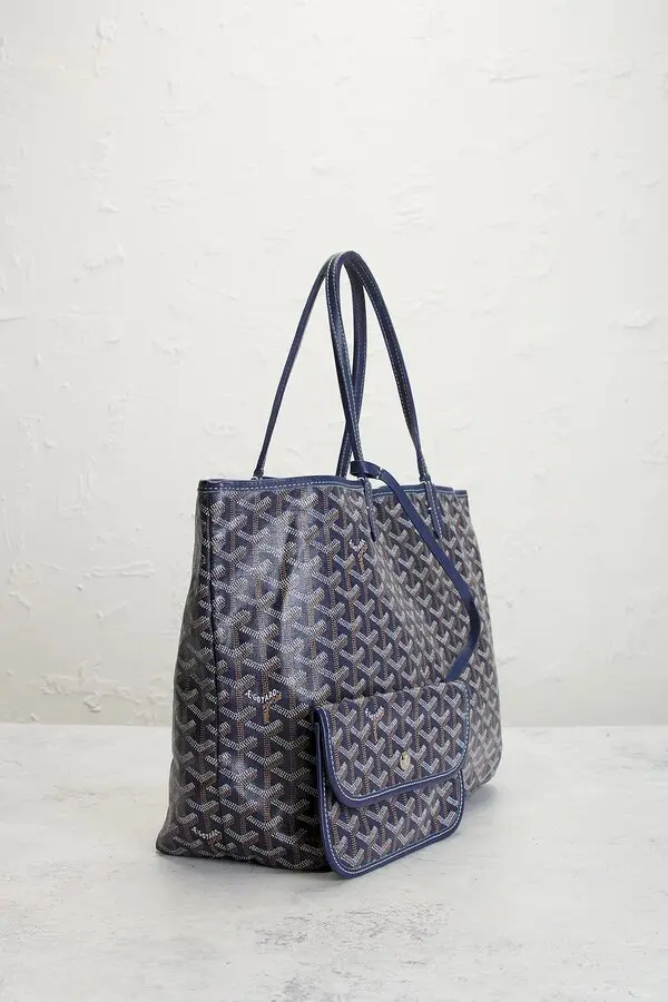 Goyard Saint Louis Pm Tote Bag - Blue