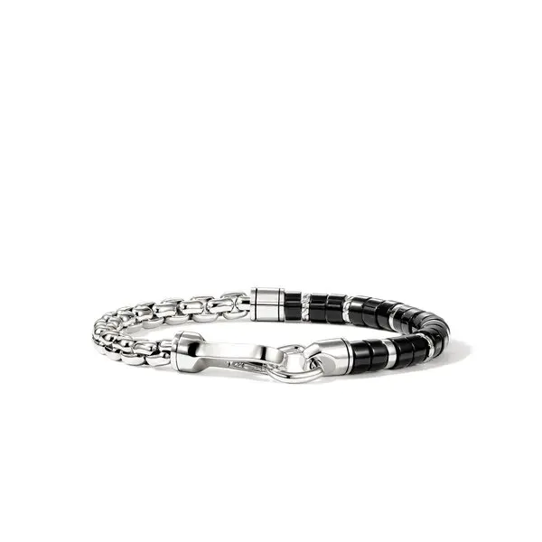 JOHNHARDY Heishi Chain Bracelet With Black Onyx - Sterling Silver
