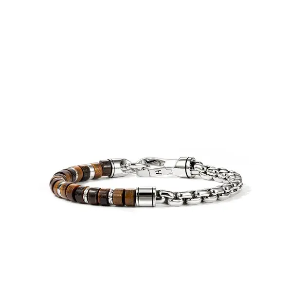 JOHNHARDY Heishi Chain Bracelet With Tiger Eye Beads