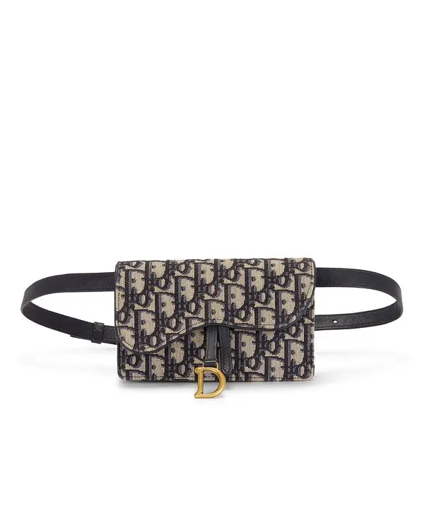 FWRD RENEW Dior Oblique Saddle Belt Bag