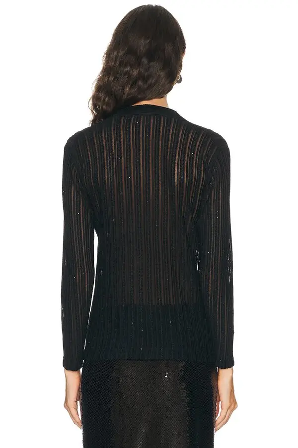 TOM FORD Micro Sequined Evening Cardigan