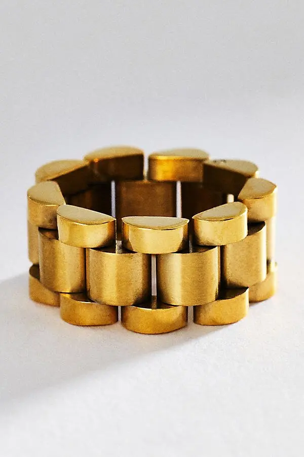 Anthropologie Watch Band Ring - Gold