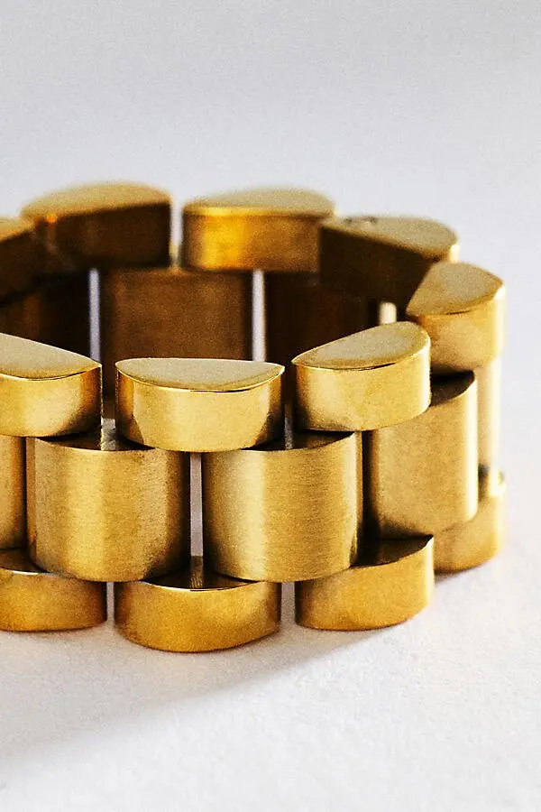 Anthropologie Watch Band Ring - Gold