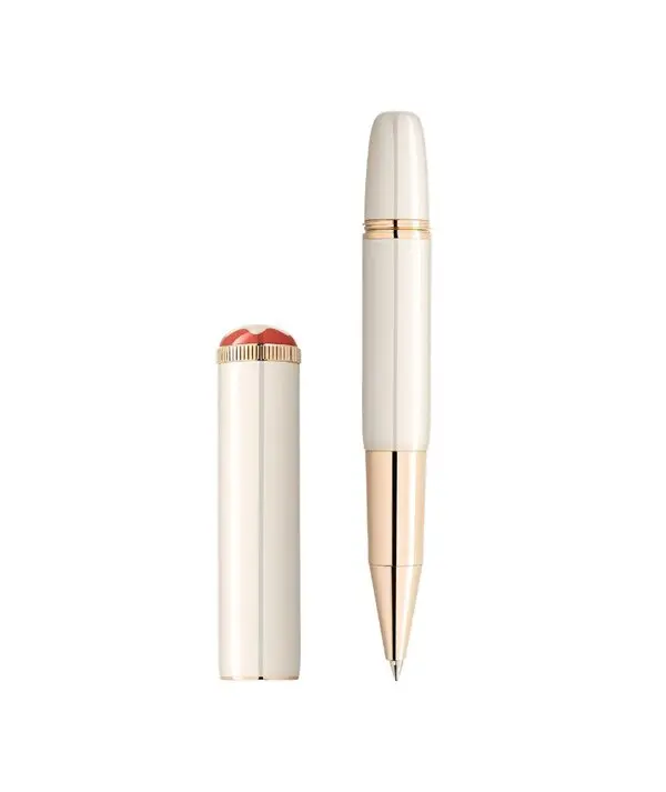 Montblanc Heritage Rouge Et Noir "baby" Special Edition -colored Rollerball - Ivory
