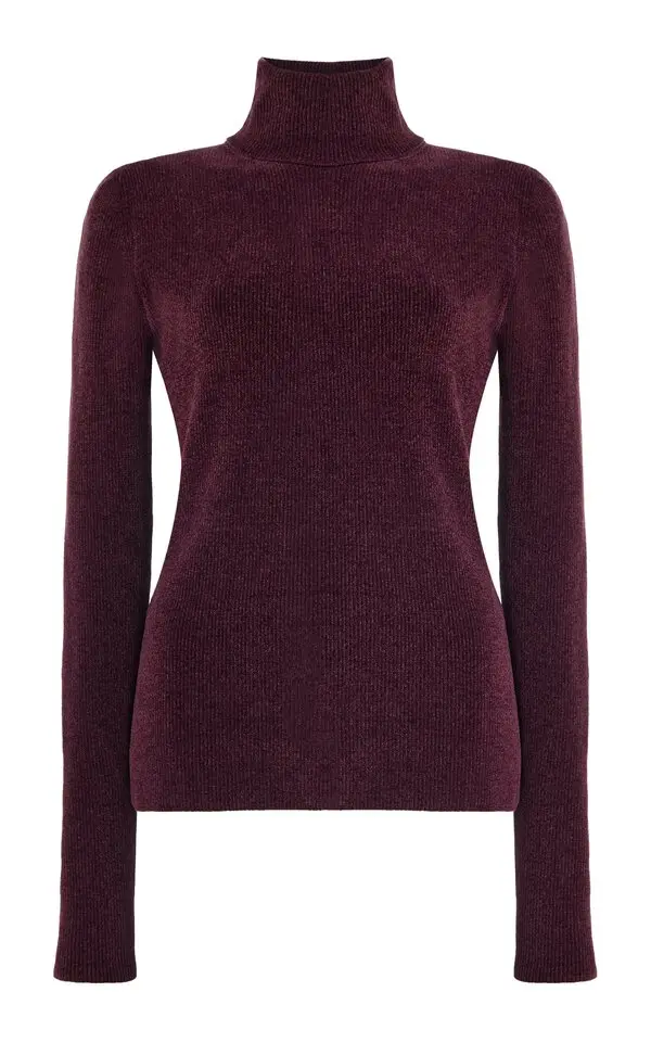 Gabriela Hearst Torcello High-neck Silk Top