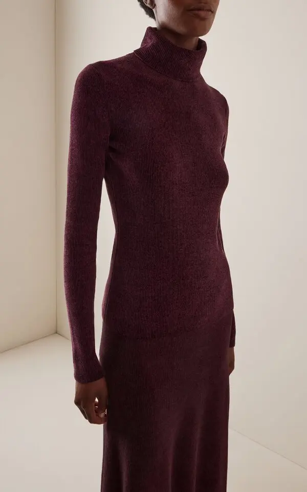 Gabriela Hearst Torcello High-neck Silk Top