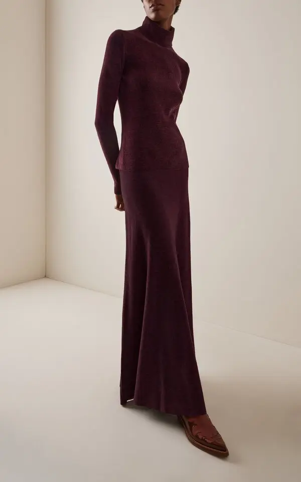 Gabriela Hearst Torcello High-neck Silk Top
