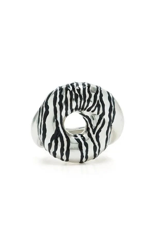 Bea Bongiasca Zebra Tarallo Sterling Silver Ring