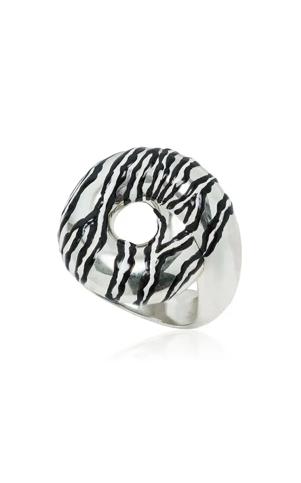 Bea Bongiasca Zebra Tarallo Sterling Silver Ring