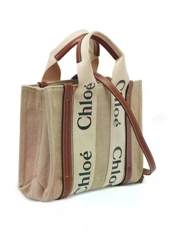 Chloé Small Woody Tote Bag - Neutrals