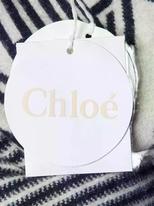 Chloé Stripe-pattern Knitted Cape