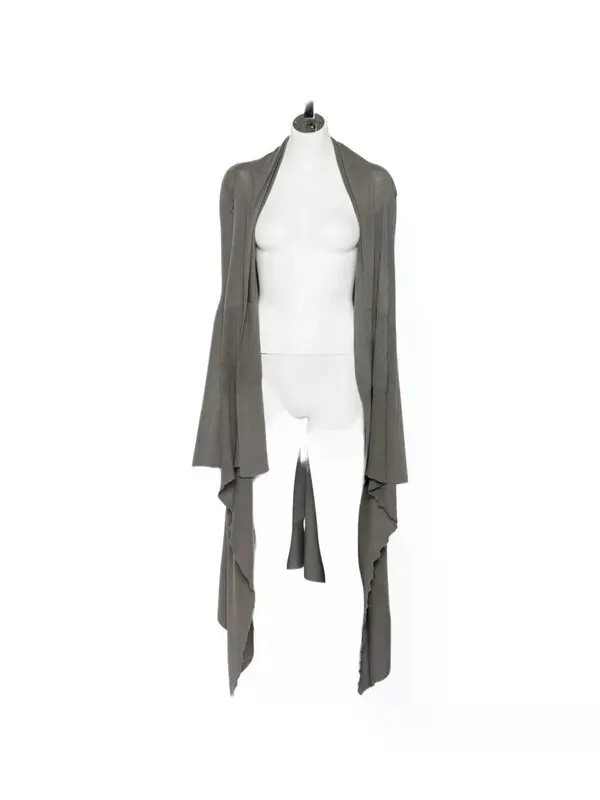 Rick Owens Ribbed Asymmetrical Cardigan