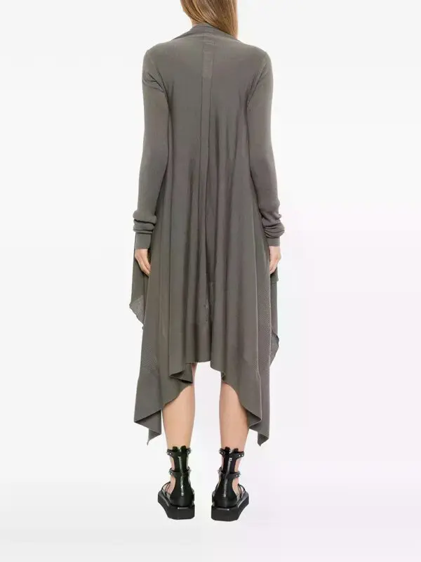 Rick Owens Ribbed Asymmetrical Cardigan