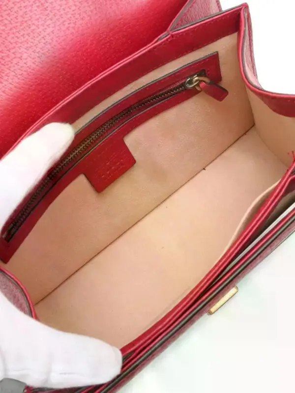 Gucci 2000-2015 Small Gg Supreme Web Queen Margaret Top Handle Bag Satchel