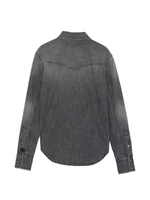 Jacob Cohen Western Style Denim Shirt - Grey
