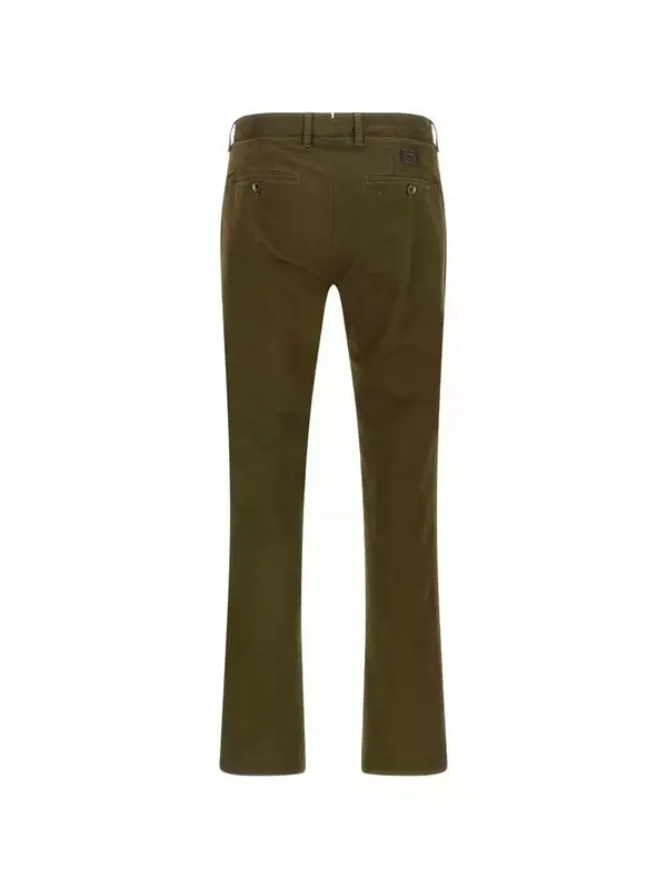 Incotex Straight-leg Logo-patch Trousers