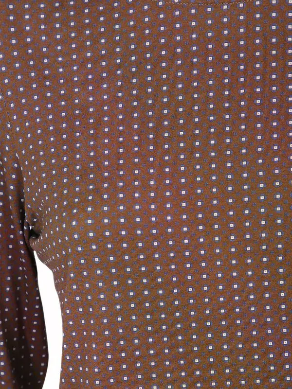 WHYCI Geometric-print Long-sleeve T-shirt