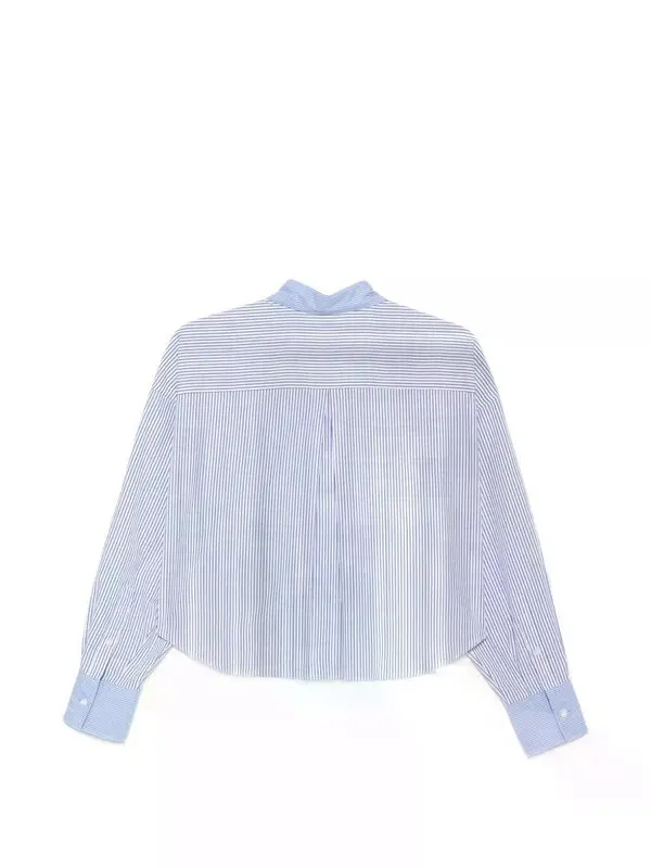 Rag & Bone Striped Cropped Shirt