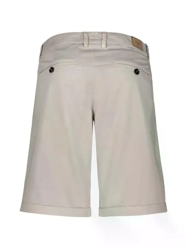 MOORER Alicudi Turn-up Shorts - Neutrals
