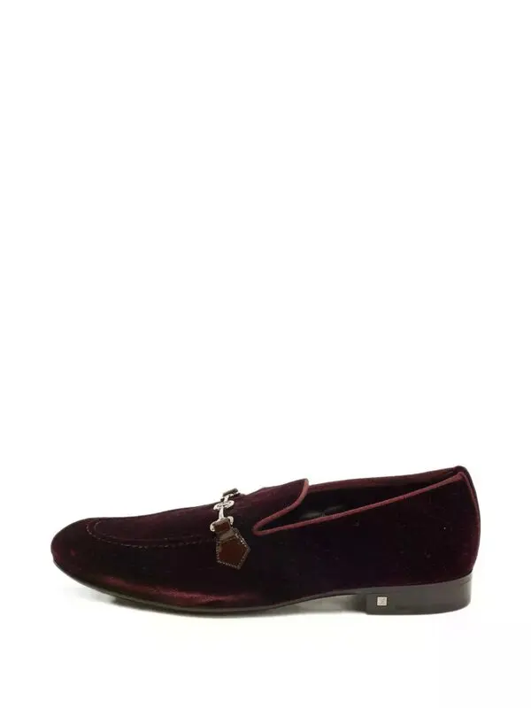 LOUIS VUITTON Vlogo Velvet Loafers
