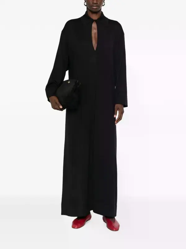 Malo Cut-out Knitted Kaftan
