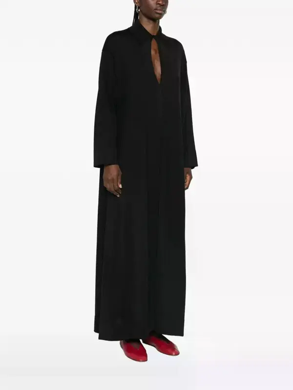 Malo Cut-out Knitted Kaftan