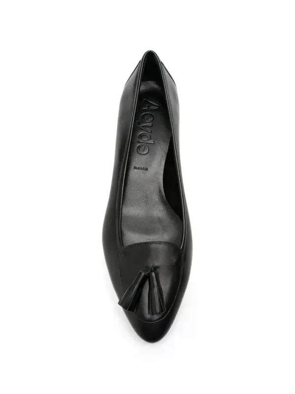 AeydĒ Valentine Tassel-detail Leather Pumps