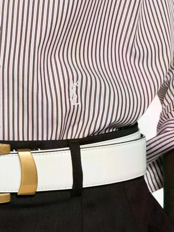 Saint Laurent Cassandre Striped Shirt