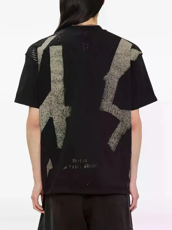 44 LABEL GROUP Mega 44 Logo-print Short-sleeve T-shirt