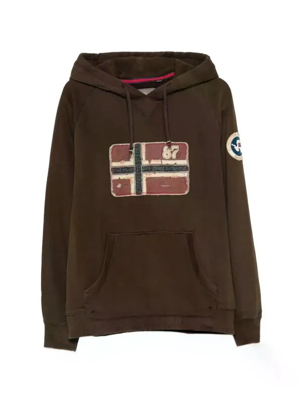 NAPAPIJRI Patchwork Logo-patch Hoodie