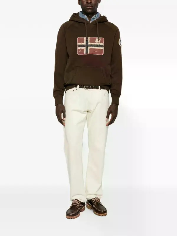 NAPAPIJRI Patchwork Logo-patch Hoodie
