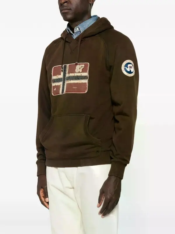 NAPAPIJRI Patchwork Logo-patch Hoodie