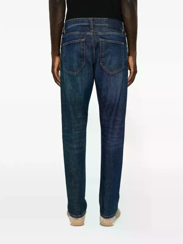 PT TORINO Faded Straight-leg Jeans