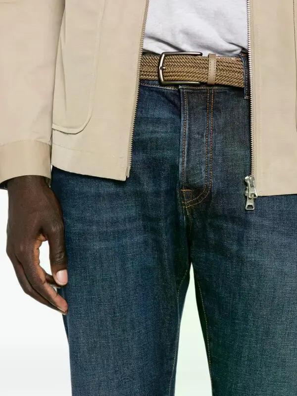 PT TORINO Faded Straight-leg Jeans