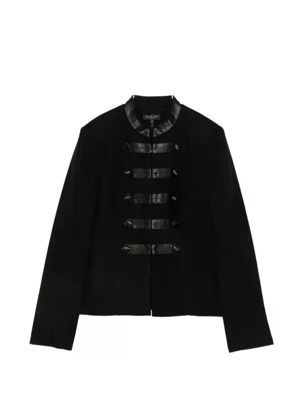 Rag & Bone Militare Leather-trim Jacket
