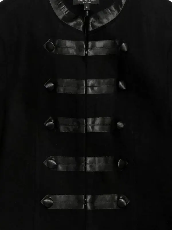 Rag & Bone Militare Leather-trim Jacket
