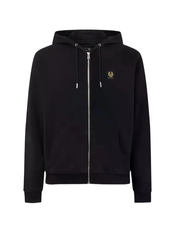 Belstaff Logo-patch Zip-up Hoodie
