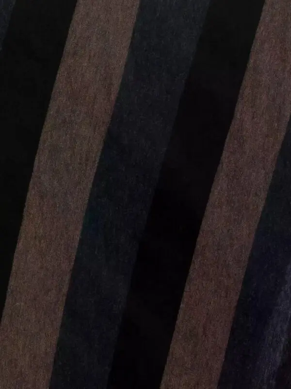 Botto Giuseppe Striped Triangular Scarf