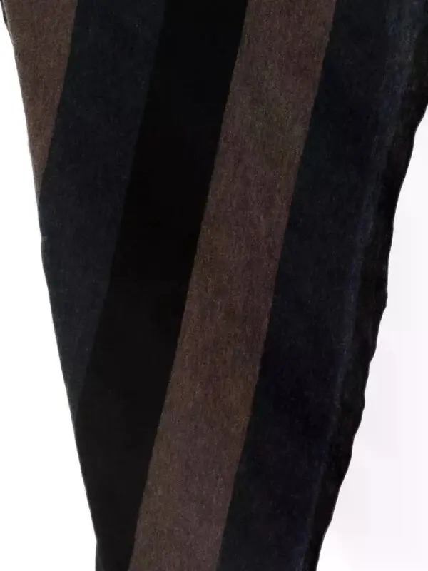 Botto Giuseppe Striped Triangular Scarf