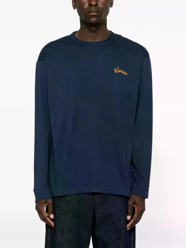 Kenzo Eiffel Tower-print Long-sleeve T-shirt